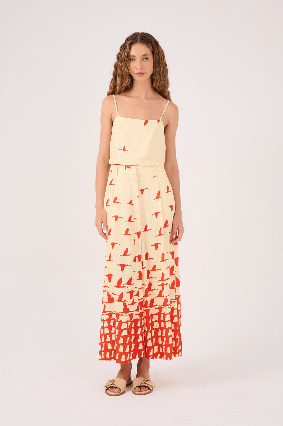 Conjunto Linho Estampa Guarás - 01.34.2538|471